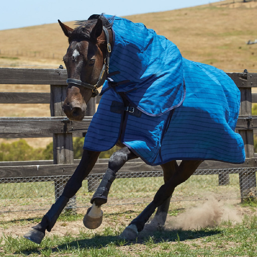 Weatherbeeta - Unlined Canvas Combo Neck - Blue – Rangiora Equestrian Supplies