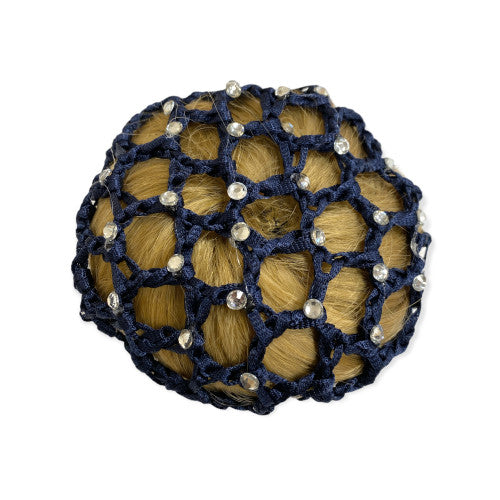 Equetech - Crystal Bun Net - Navy – Rangiora Equestrian Supplies