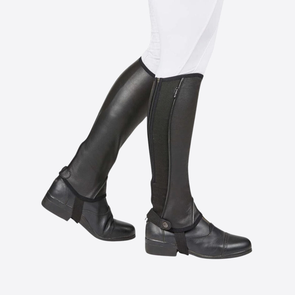Dublin - Stretch Fit Leather Children's Half Chaps – Rangiora ...