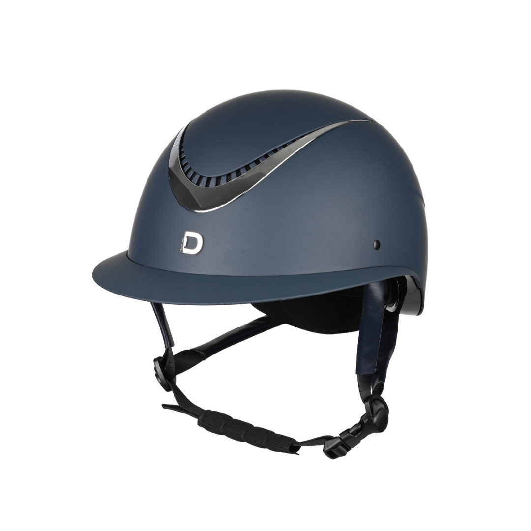 Dublin - Calixto Helmet - Matte Navy/Silver – Rangiora Equestrian Supplies